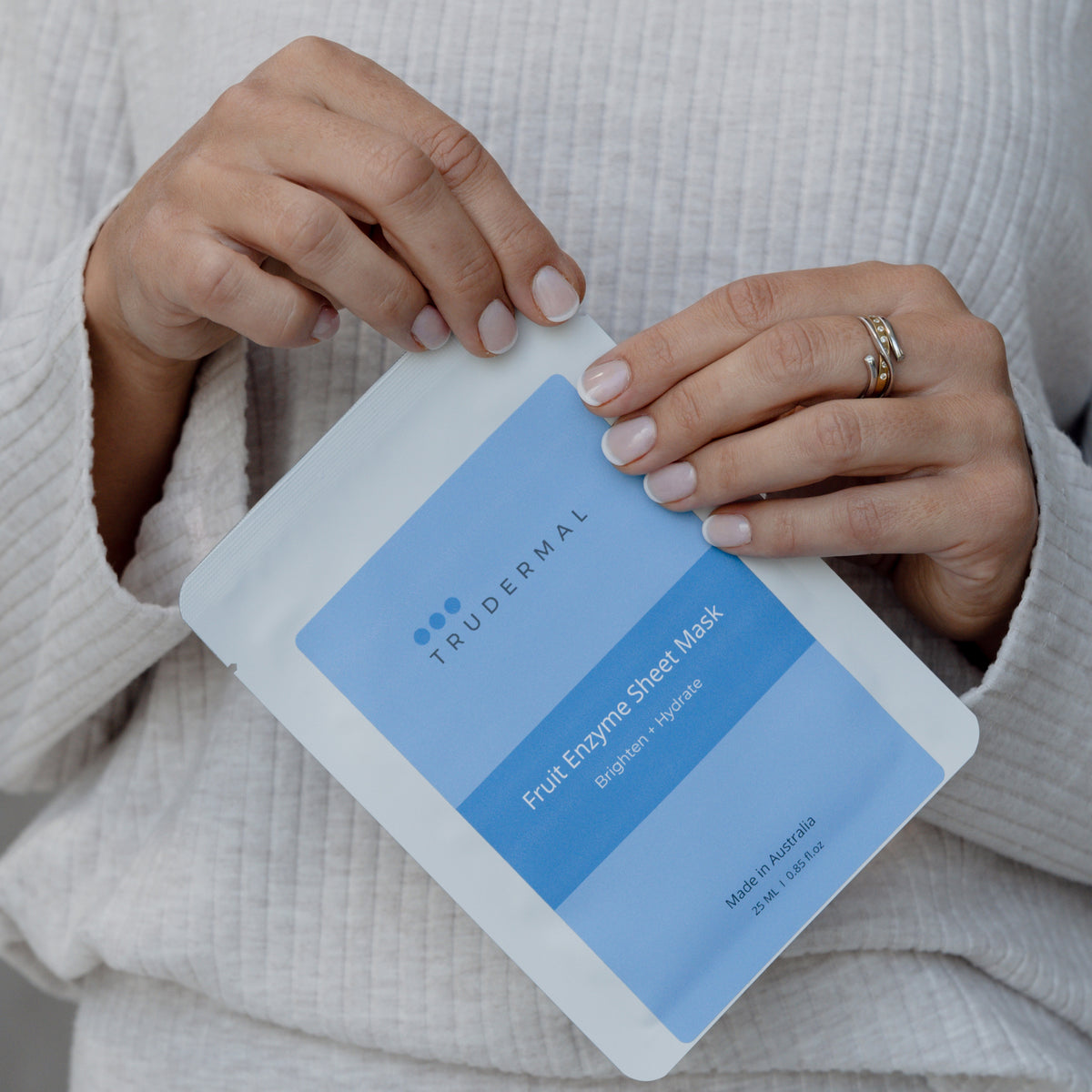 Trudermal Fruit Enzyme Sheet Mask - BRIGHTEN + GLOW! — Atone Skin Clinic