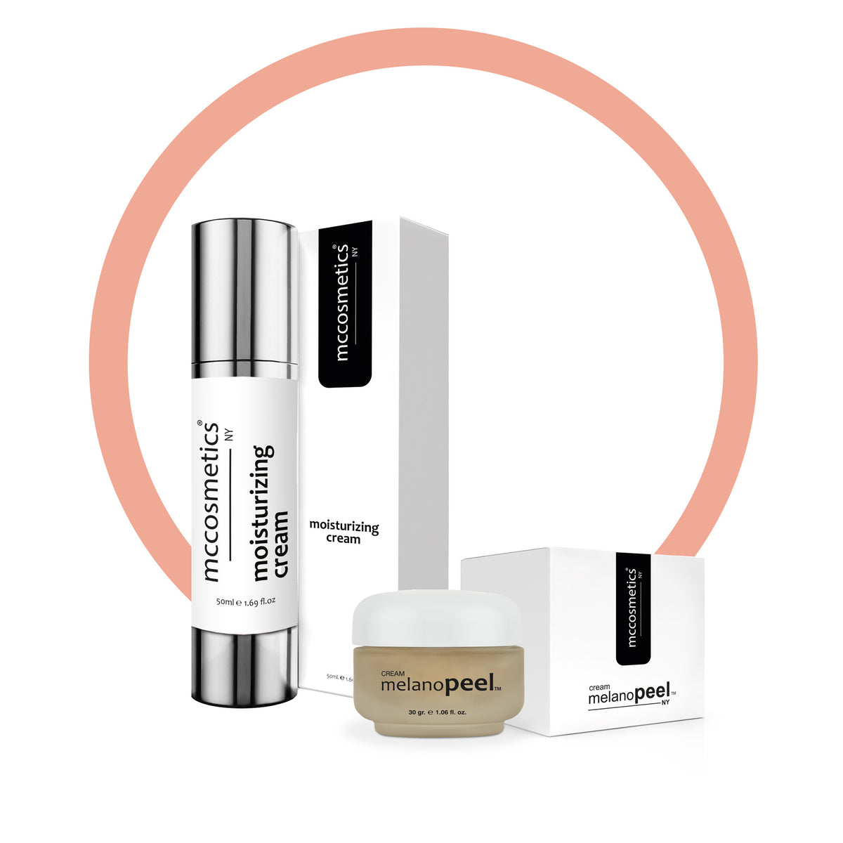 MC Cosmetics NY Melanopeel Creme + Melanopeel Moisturiser Bundle ...