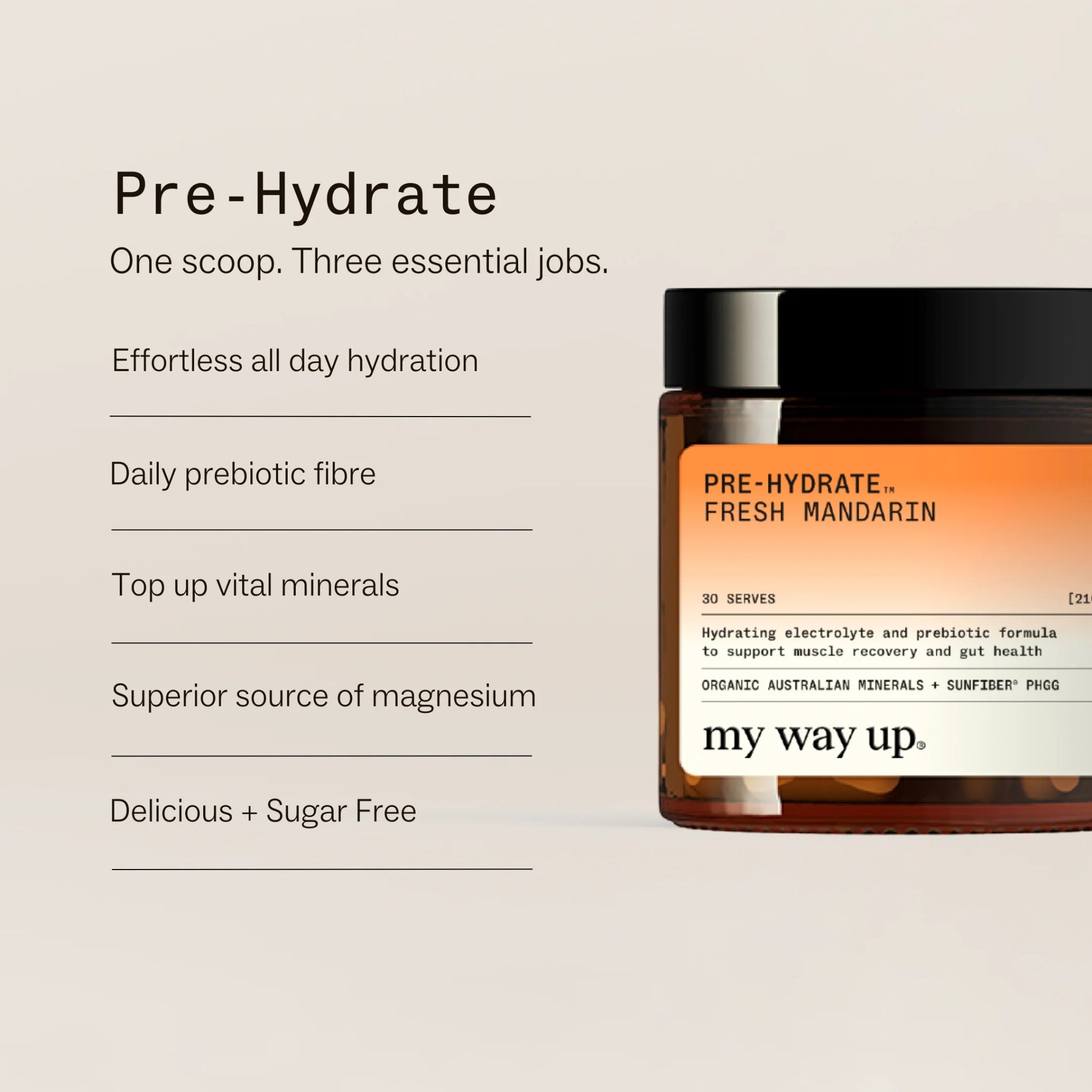 My Way Up-Pre-Hydrate Wild Passionfruit | Electrolyte Hydration | Shop ...
